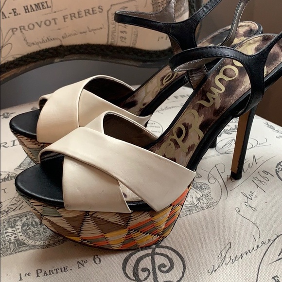 Sam Edelman | Shoes | Sam Edelman Platform Heels Sz 85 | Poshmark